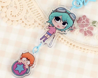 Scott Pilgrim Takes off Fanmade Acrylic Keychain 2.5in Clear Acrylic ...