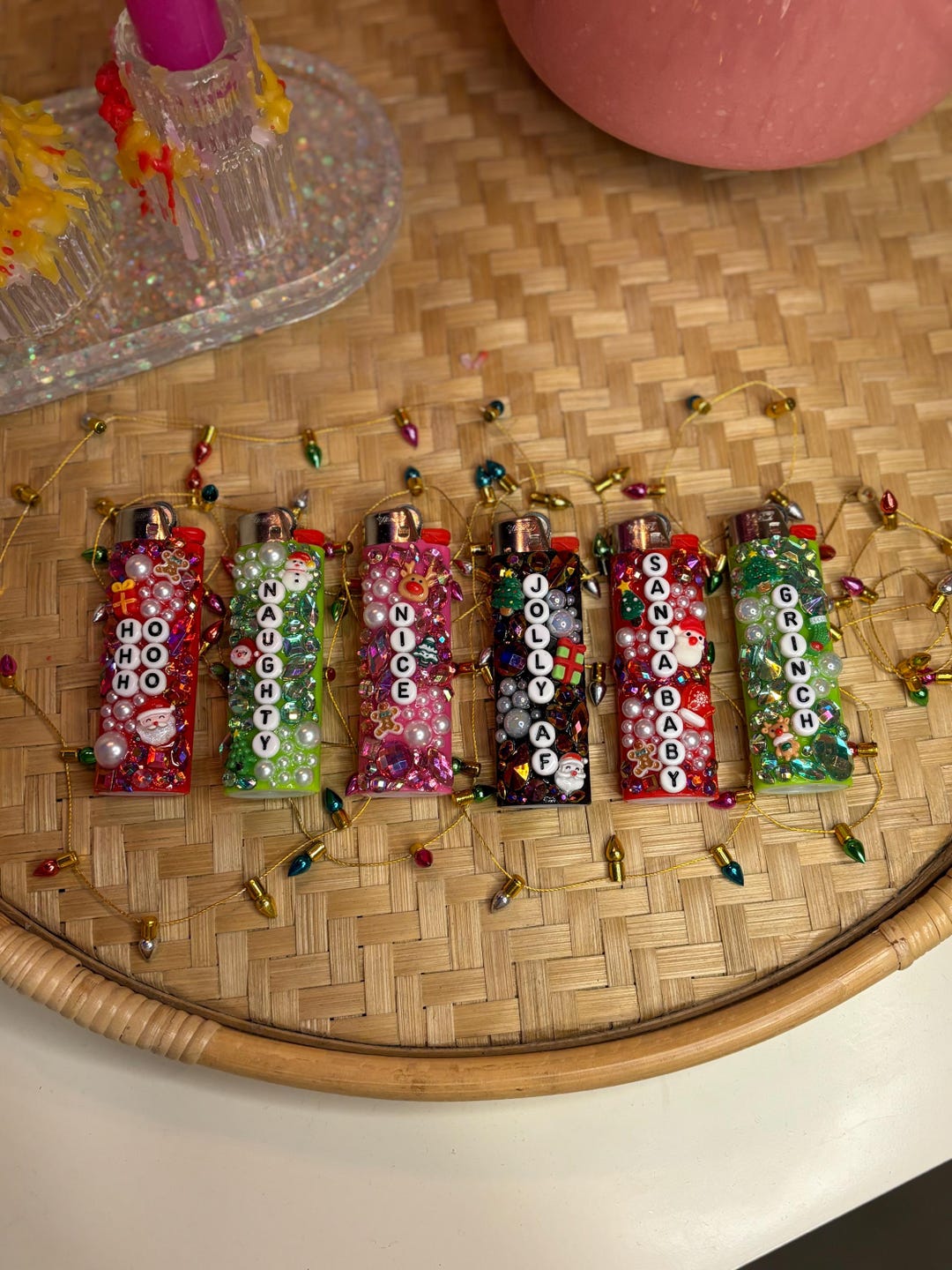 Christmas Theme Junk Lighters Christmas Letter Junk Lighters Holiday ...