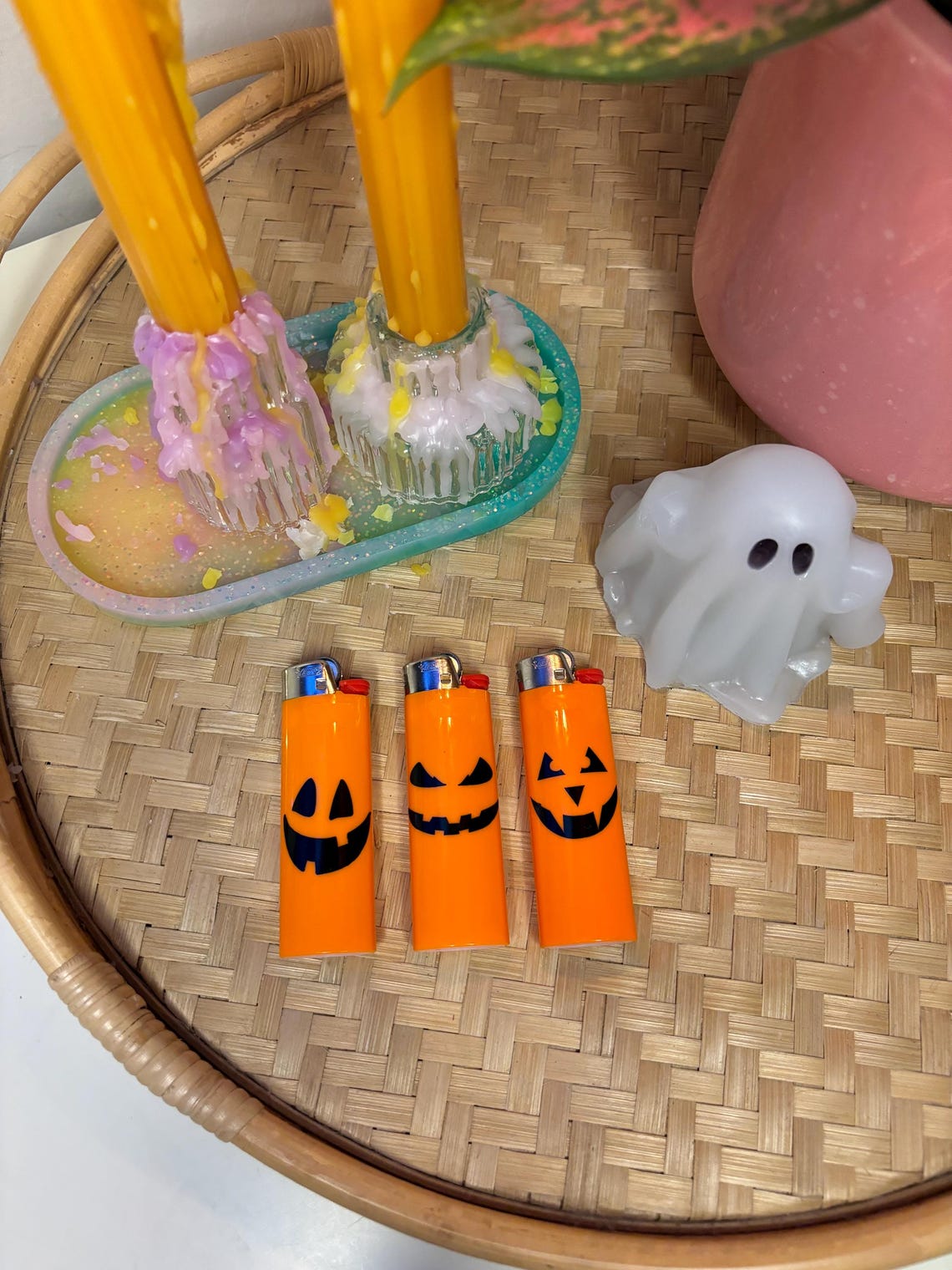 Spooky Pumpkin Face Lighter Pumpkin Carving Lighter Pumpkin Lighter ...