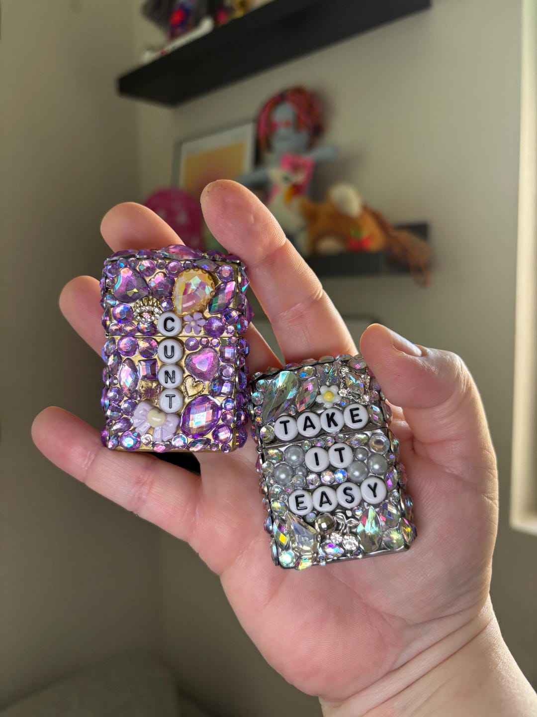 Bedazzled Custom Refillable Lighter - Etsy