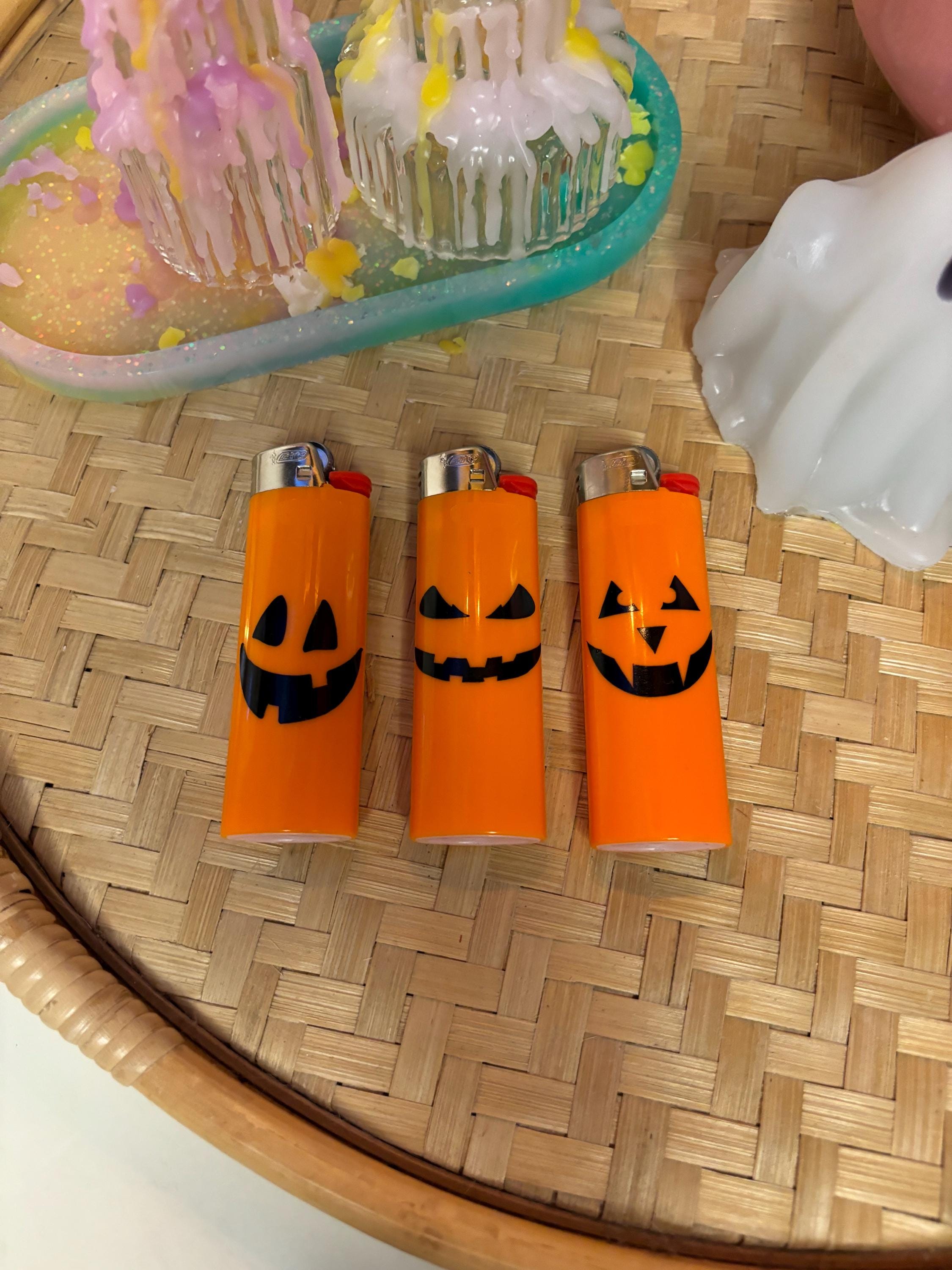 Spooky Pumpkin Face Lighter Pumpkin Carving Lighter Pumpkin Lighter ...