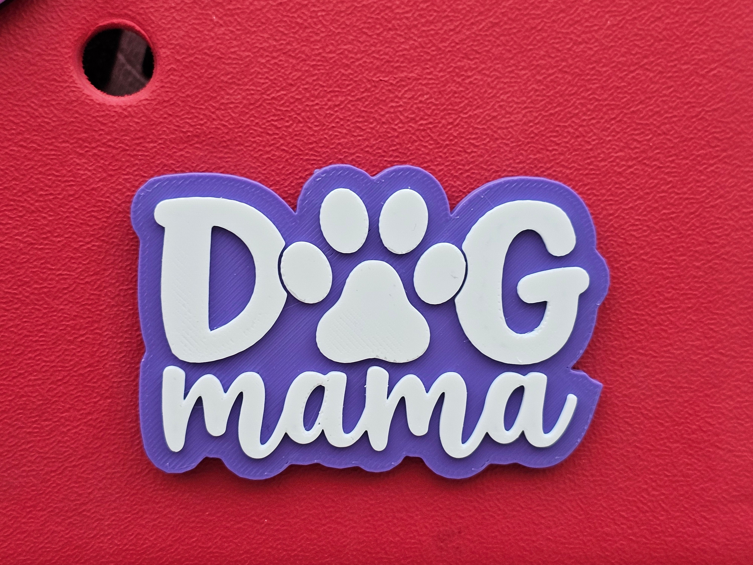 Dog Mama Bogg Bag Charms. 3D Printed. Dog Bogg Charms. Dog Lover Boggs ...