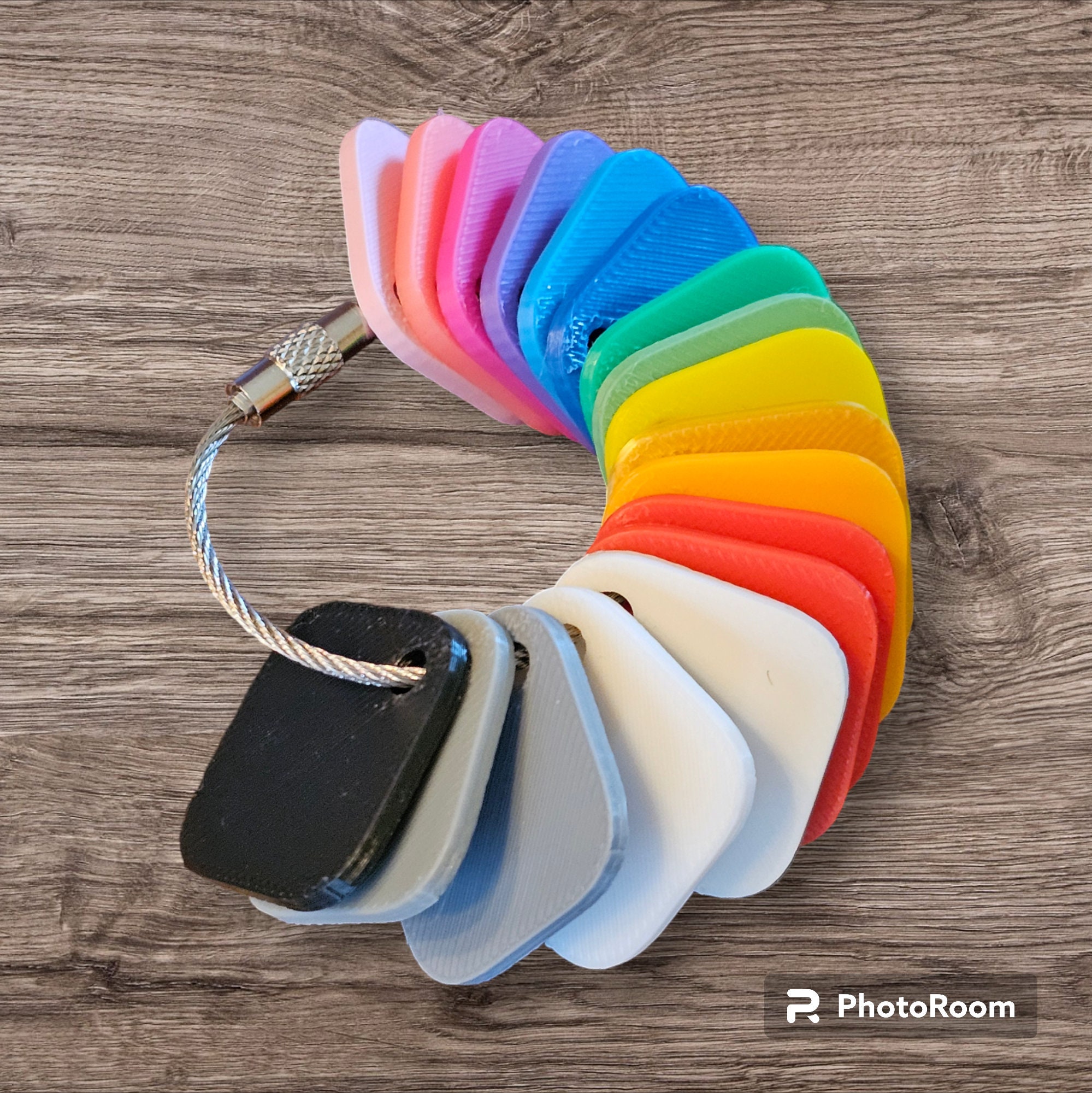 3D Printed Cord Name Label – Fits Universal 3-4mm Cords, Personalized ...