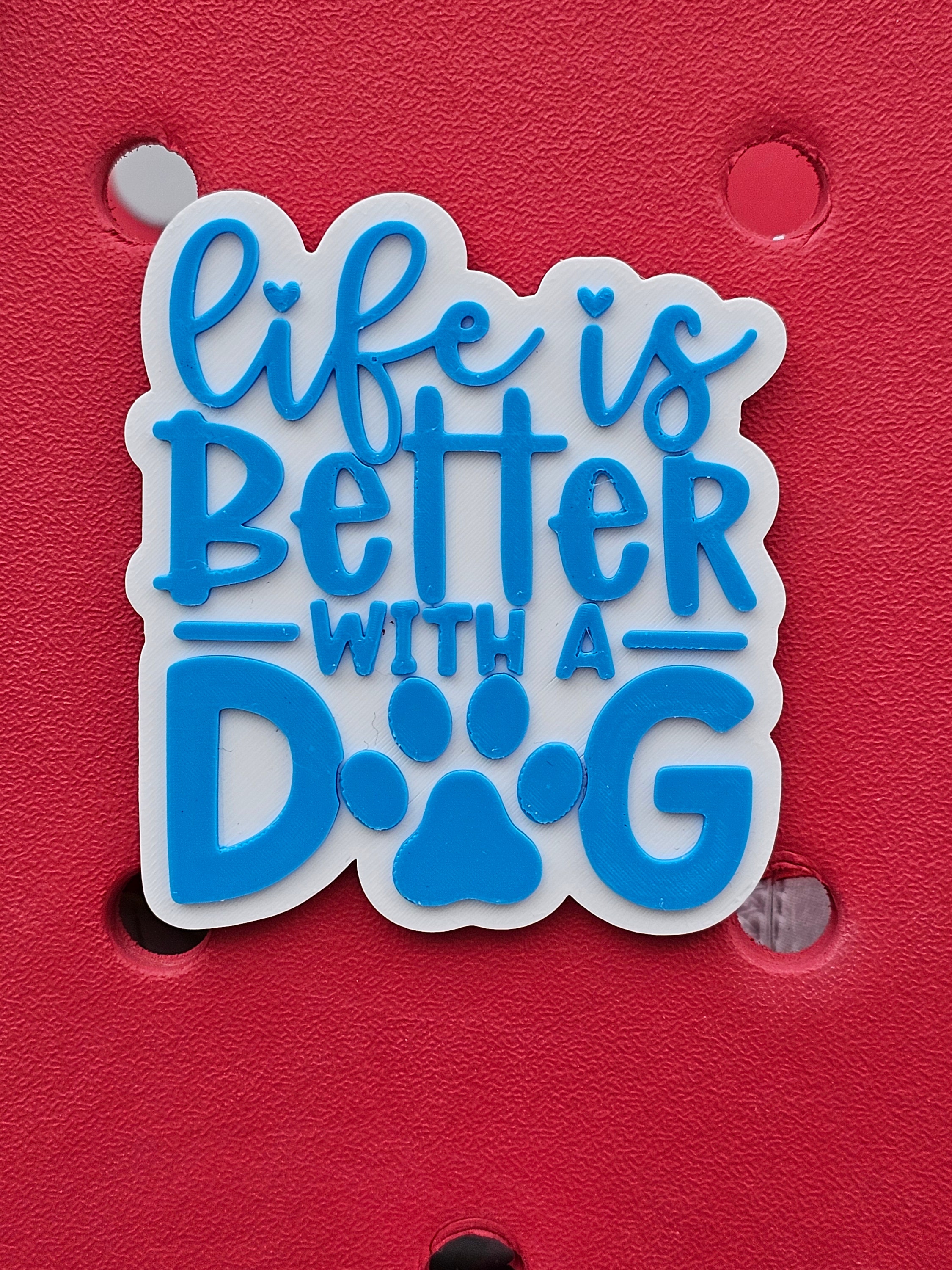 Dog Mama Bogg Bag Charms. 3D Printed. Dog Bogg Charms. Dog Lover Boggs ...