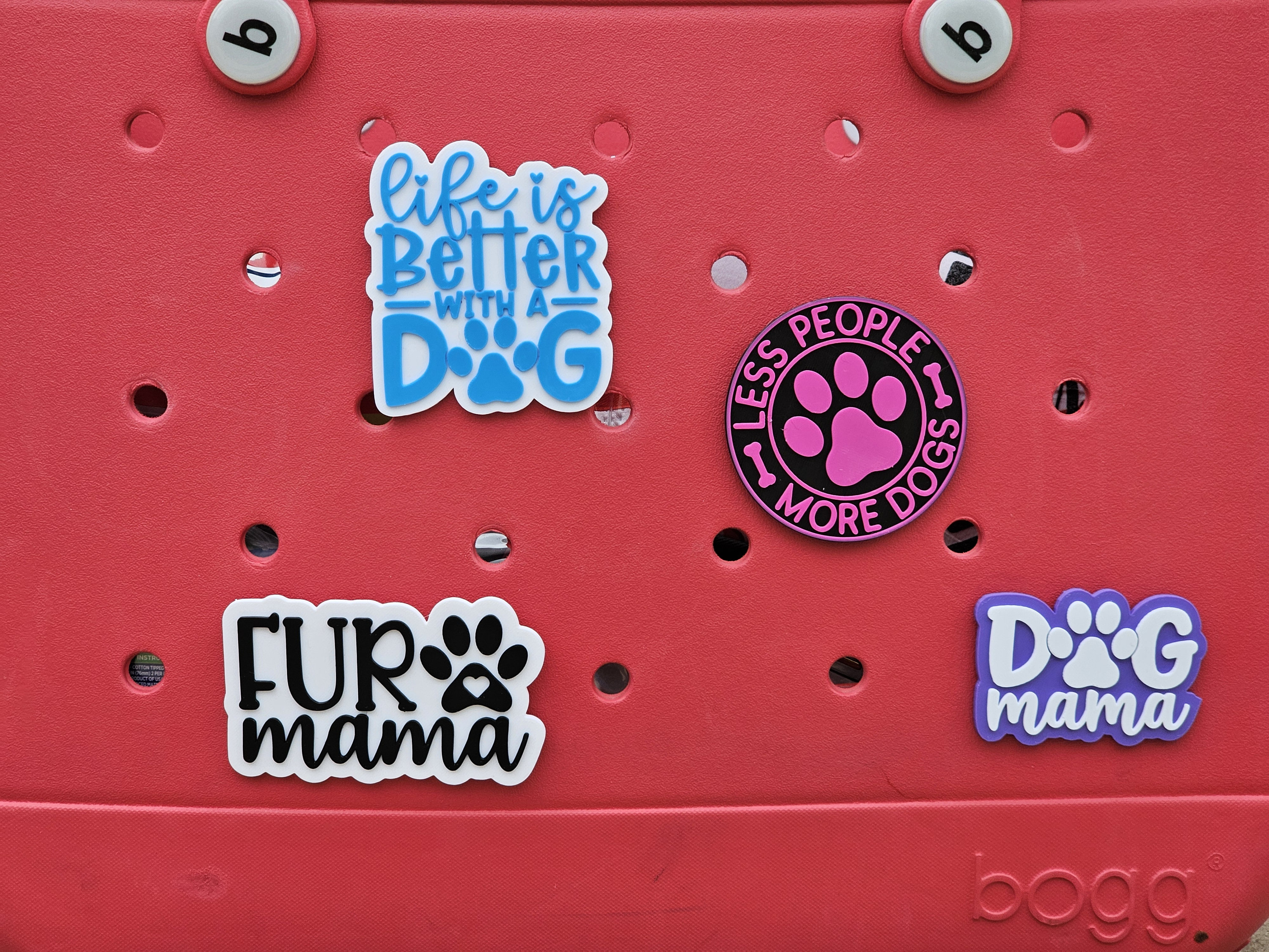 Dog Mama Bogg Bag Charms. 3D Printed. Dog Bogg Charms. Dog Lover Boggs ...