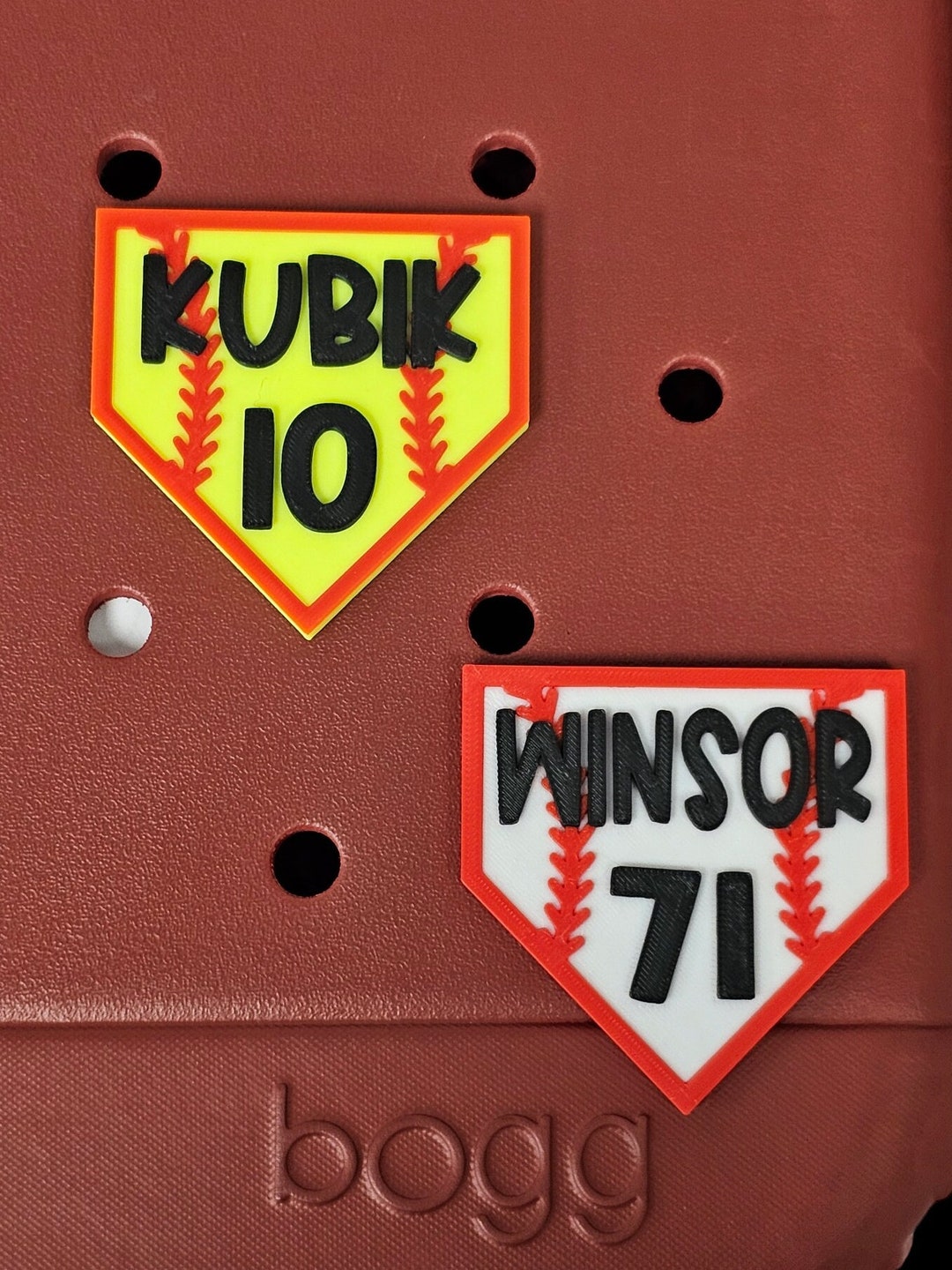 3D Printed Name Baseball Home Plate or Softball Home Plate Personalized ...