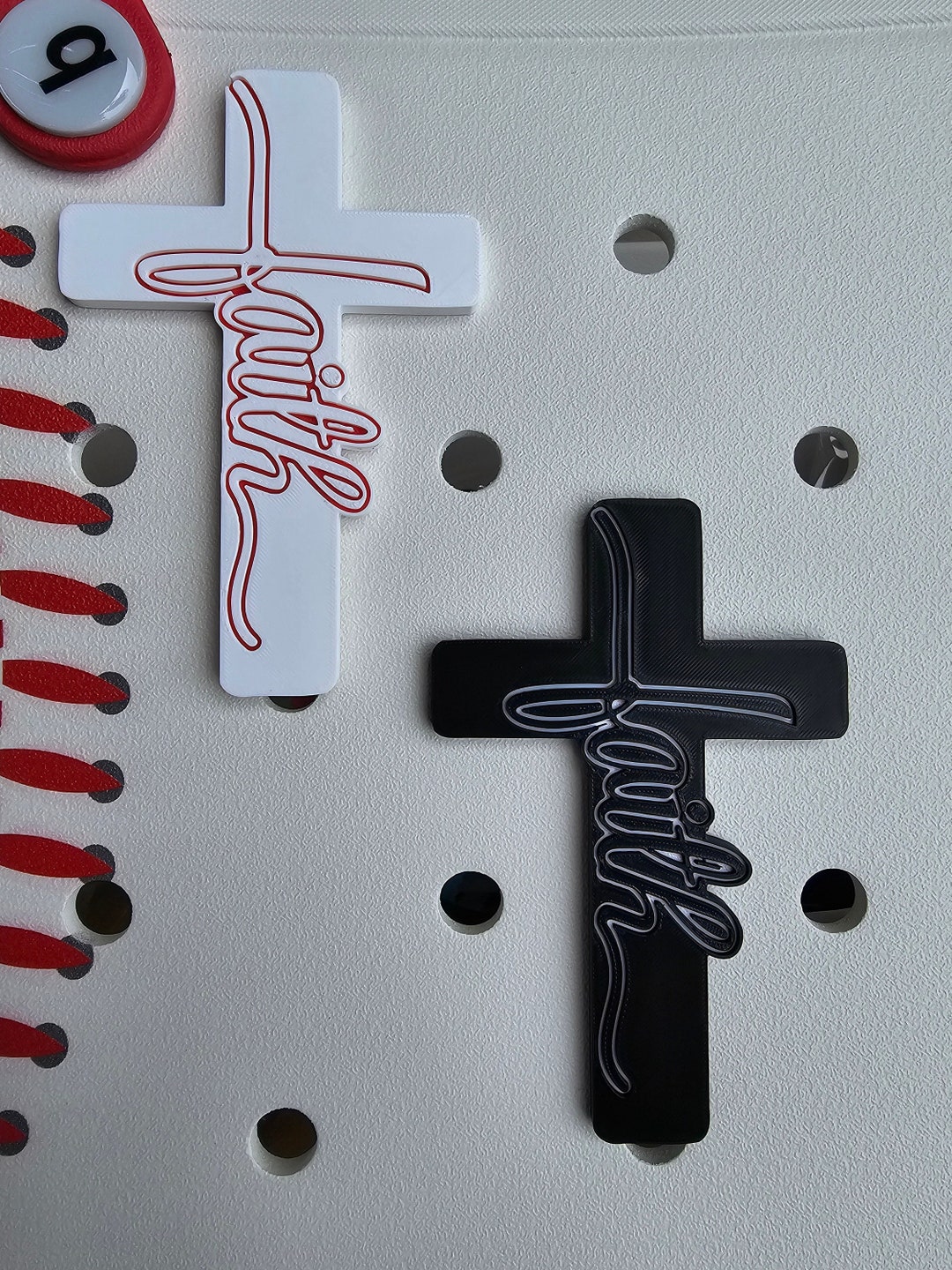 3D Printed Cross Faith Bogg Charm. SHIPS SUPER FAST - Etsy