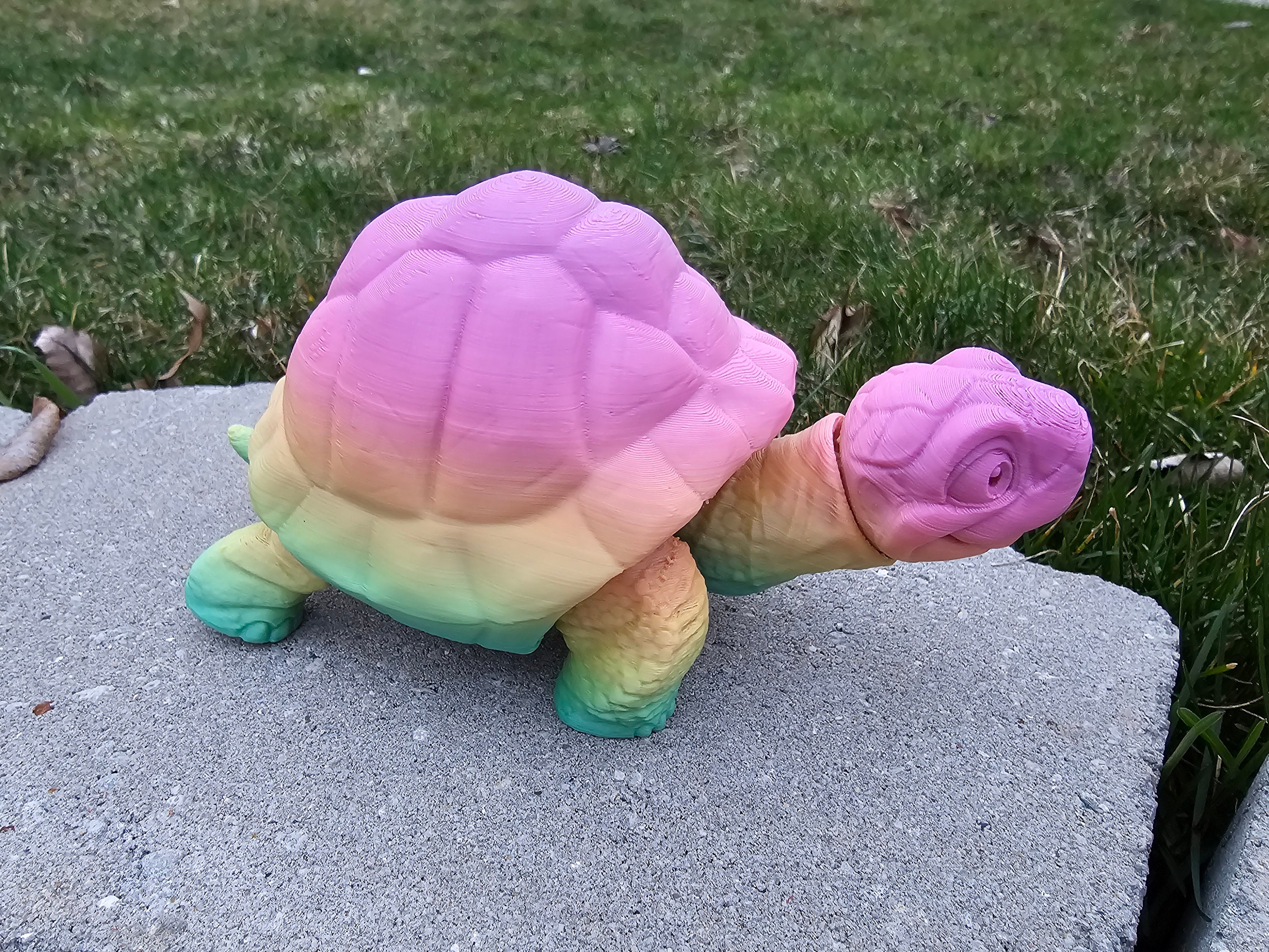 3D Printed Articulated Turtle. Fidget Toy Sensory Pet Turtle 3D Printed ...
