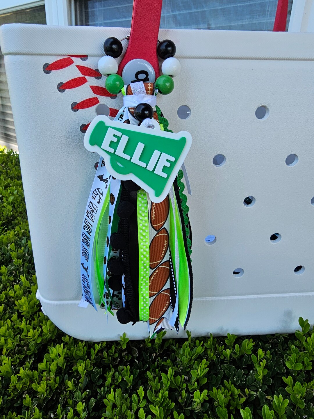 Personalized 3D Printed Cheer Ribbon Bag Tassel. - Etsy