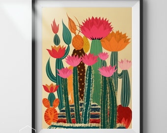 Mexican Culture Poster, Colourful Mexican Art Prints, Traditional ...