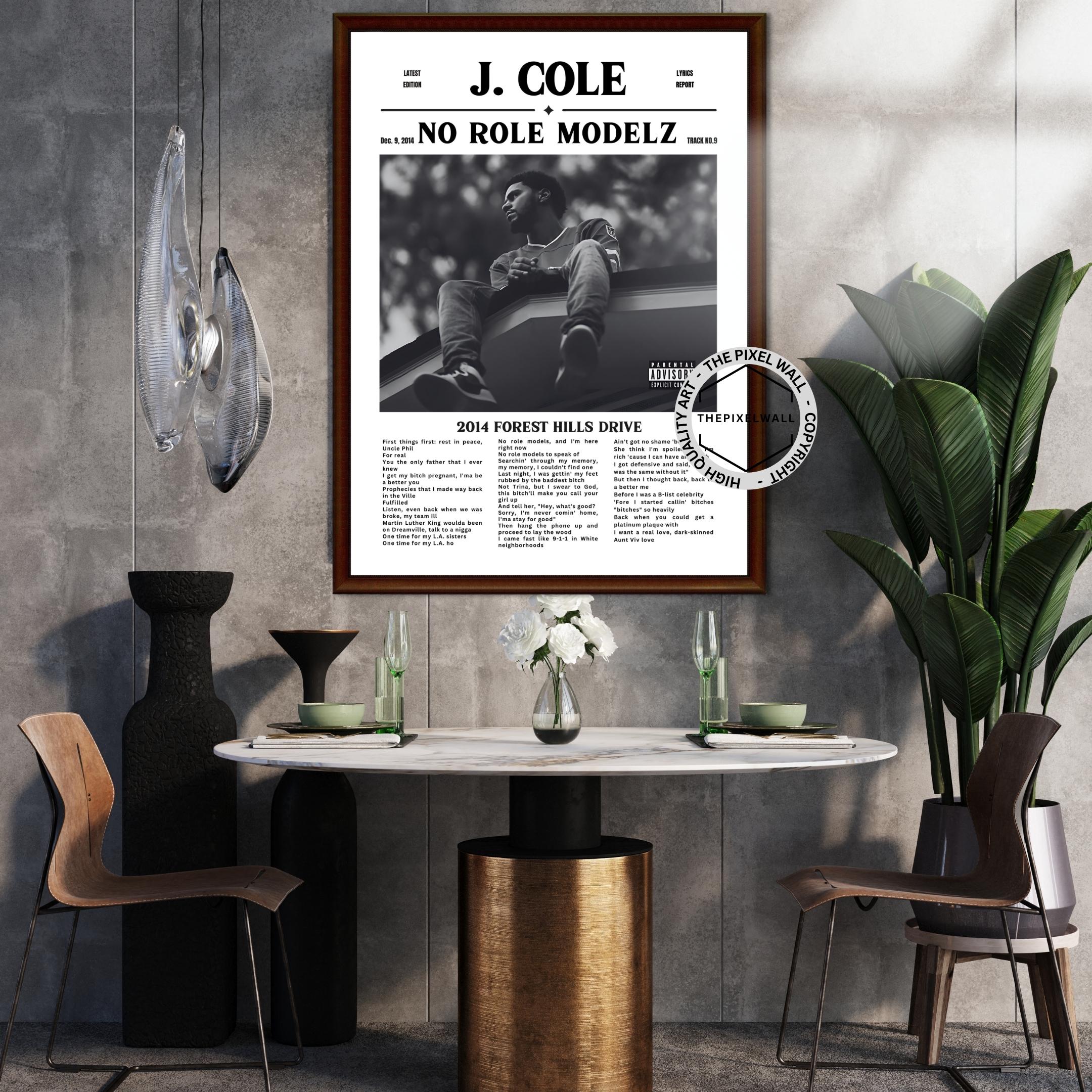 J.cole Poster, J.cole Print, Dorm Wall Decor, Song Lyrics Digital ...