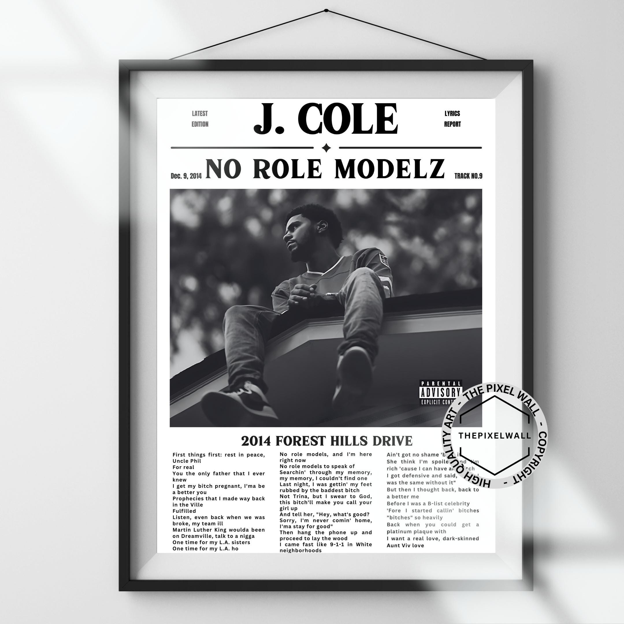 J.cole Poster, J.cole Print, Dorm Wall Decor, Song Lyrics Digital ...