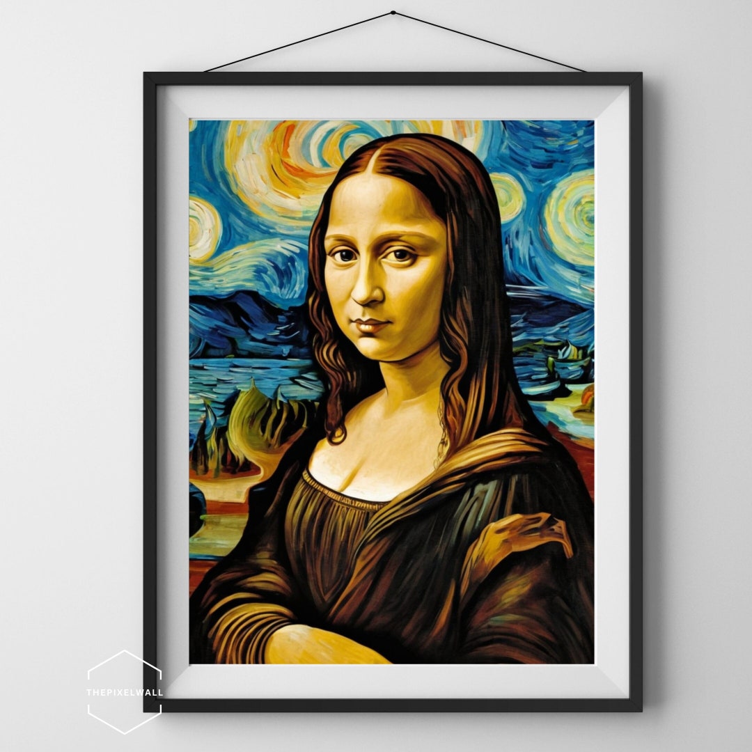 Gioconda, Mona Lisa, Van Gogh Style, Post-impressionism, Altered ...