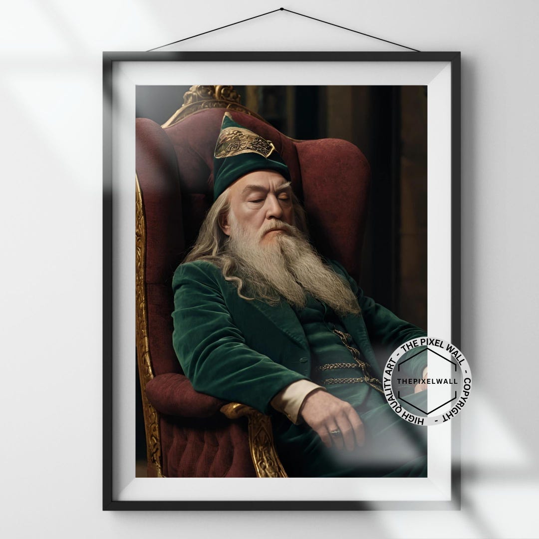 Headmaster Sleeping Poster, Old Person Sleeping, Digital Download ...