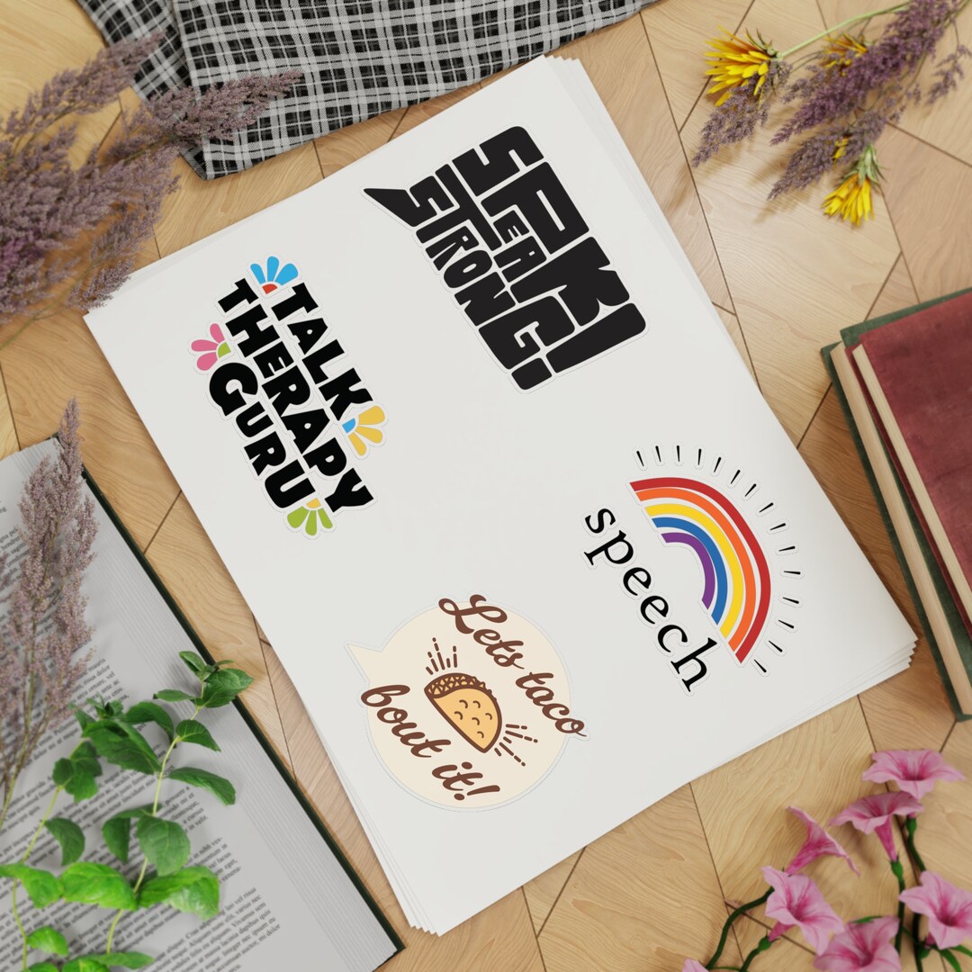 Speech Therapy Stickers, Slp Sticker, Speech Language, Speech ...