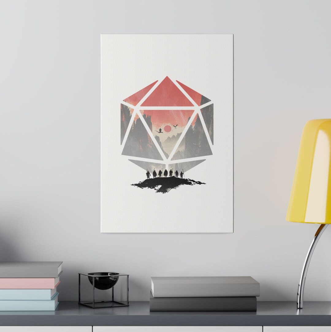 Dnd Wall Art Gift, Gift for Him, Dnd Wall Decor, Dnd Poster, Dungeon ...