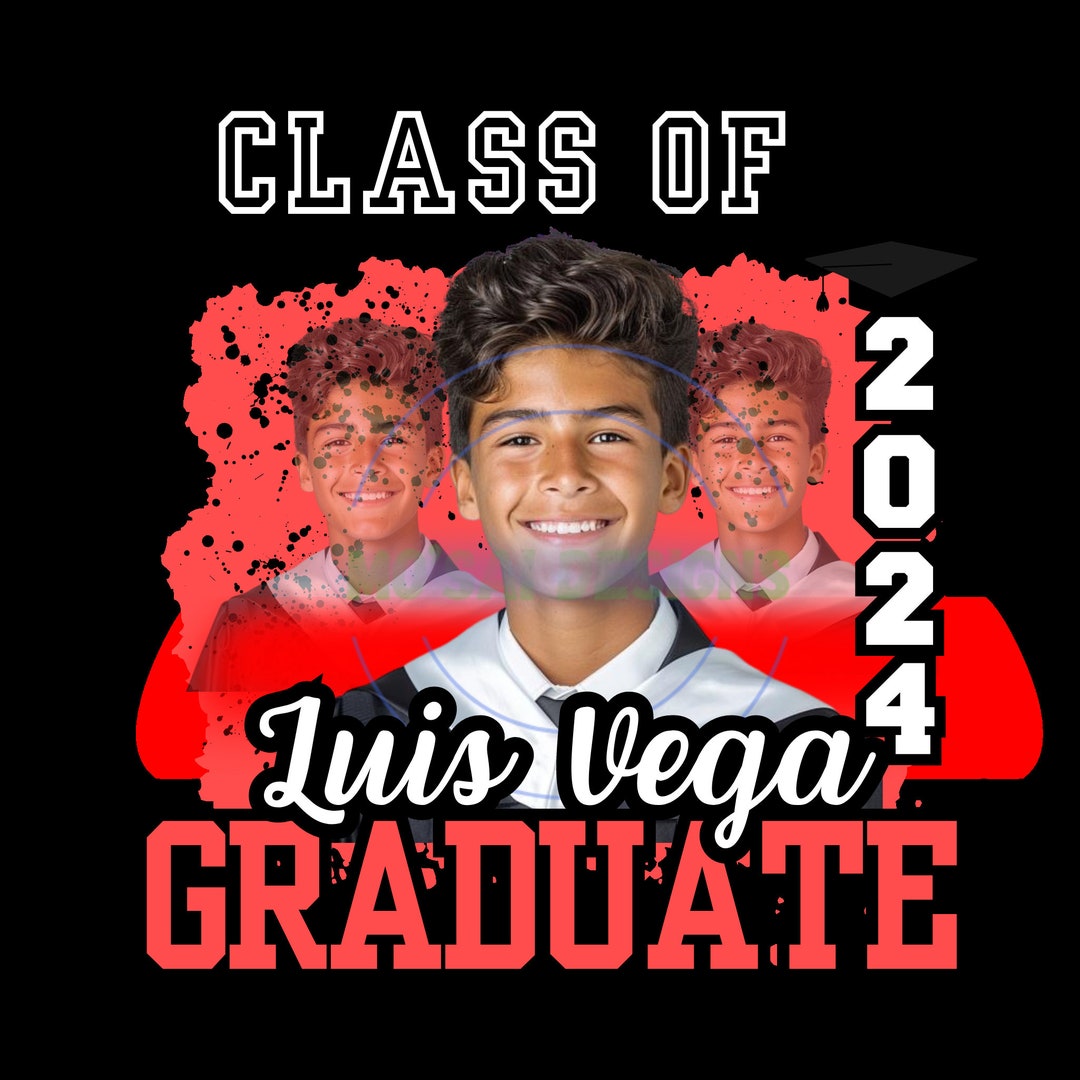 2024 Graduation PNG Sublimation, DTF, Ecosolvent, Digital, T-shirt ...