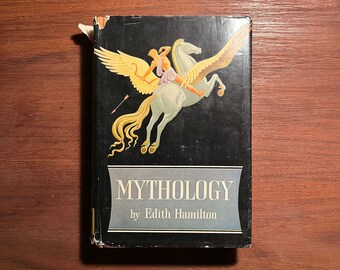 Mythology by Edith Hamilton Vintage Hard Cover Book - Etsy