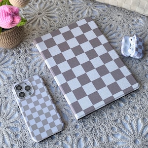 Handcrafted Checkered Style Cases for Ipad, Iphone, Airpods, and ...