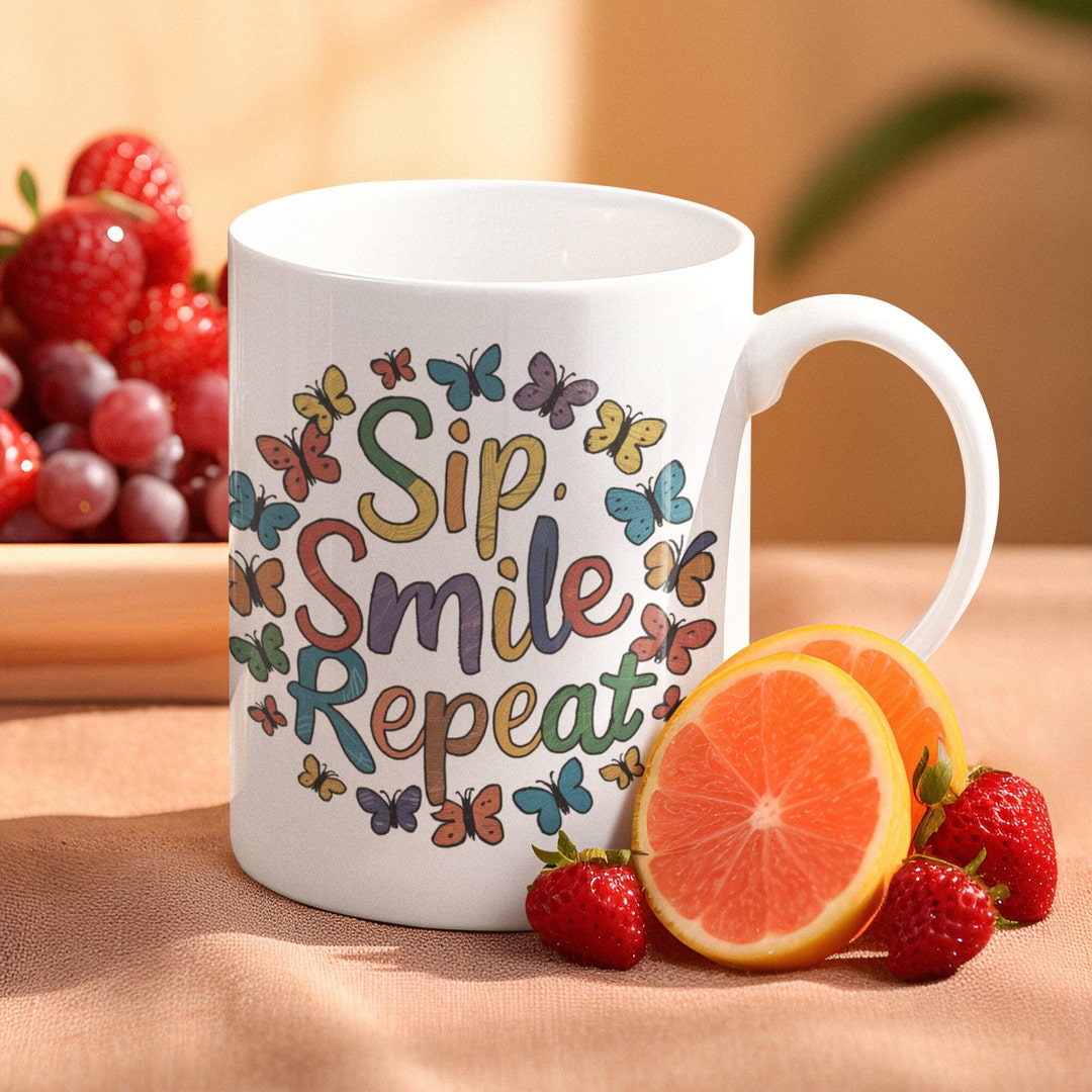 Boho Butterflies Cottagecore Mug, Butterflies Mug,cottage Core Gift for ...