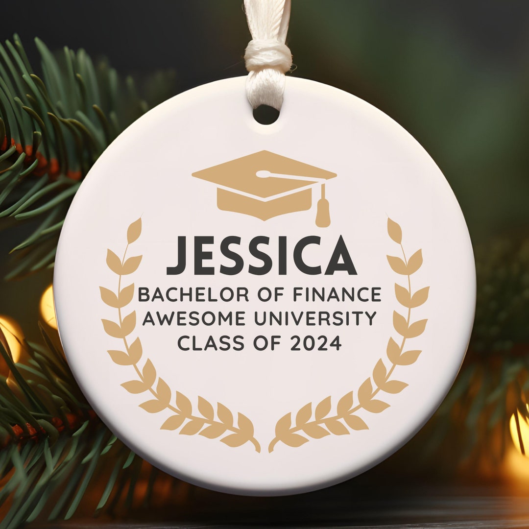 Custom Graduation Ornament, Personalized Graduation Ornament ...