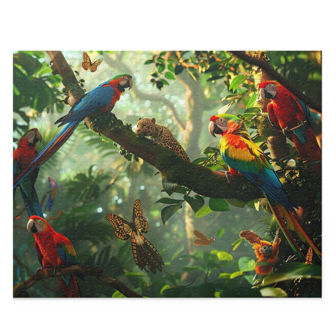 Amazon Rainforest Puzzle Jungle Symphony Puzzle Wildlife Wonders Puzzle ...