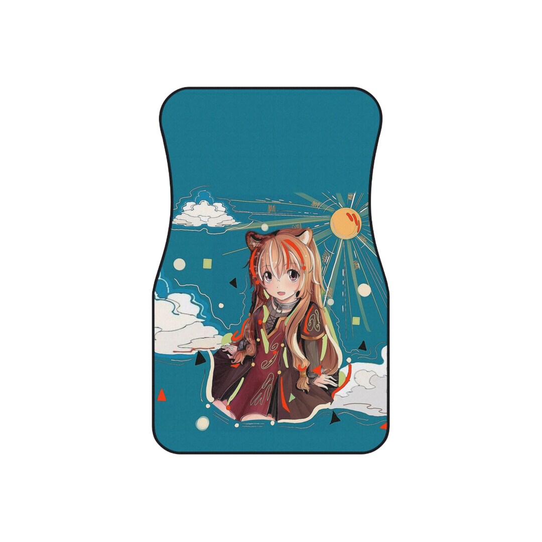 Anime Fox Girl Car Mats | Set of 4, Cute Kawaii Character Floor Mats - Etsy