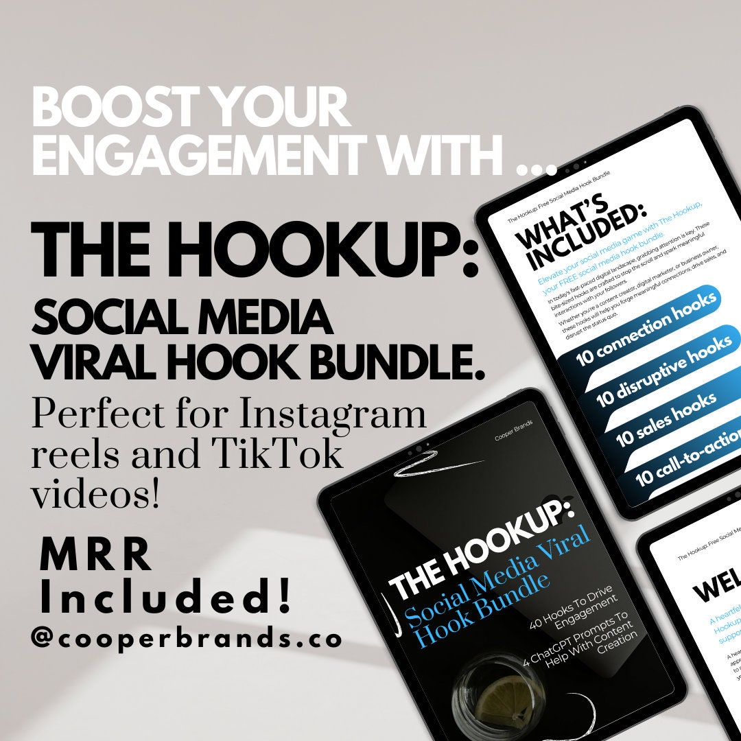 Social Media Viral Hook Bundle Engage and Grow Your Audience With ...