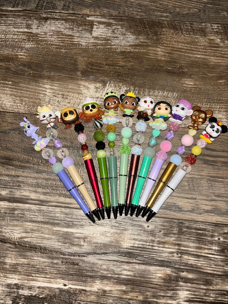 Beaded Character Pens - Etsy