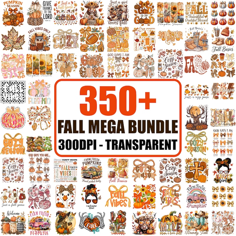 Fall Christian Clipart - Etsy