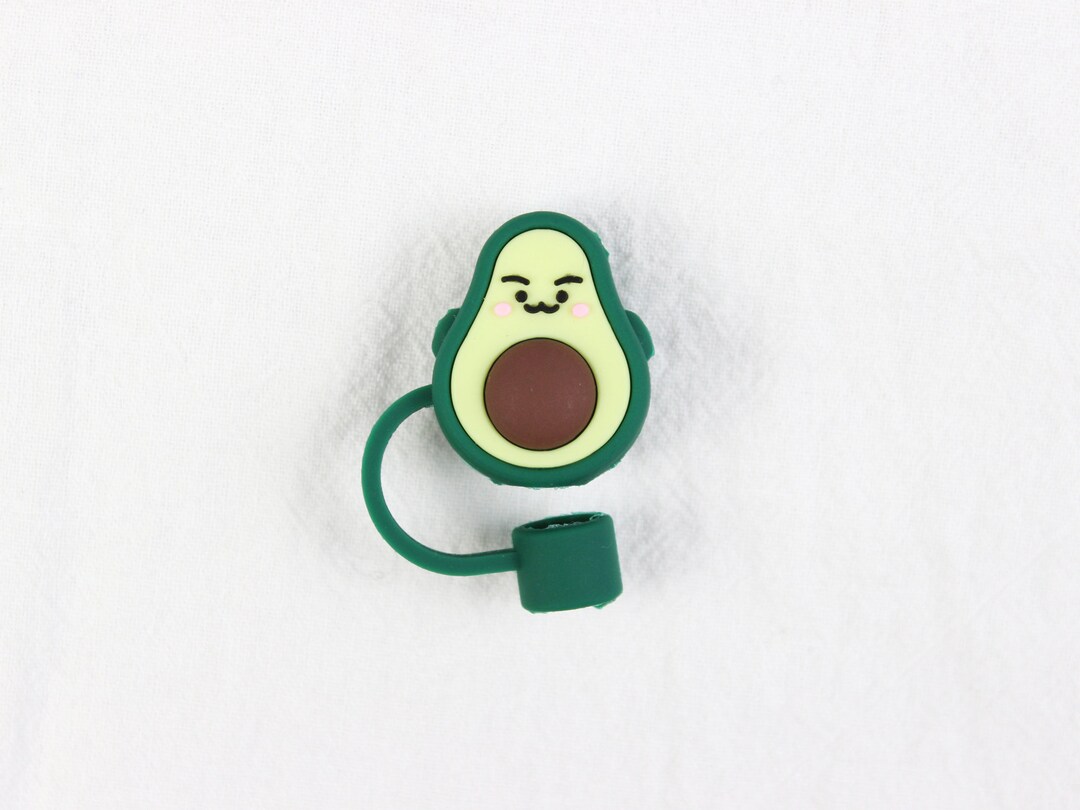 Avocado Straw Toppers - 8mm Straw Caps - Toy Beverage Straw Toppers - Etsy