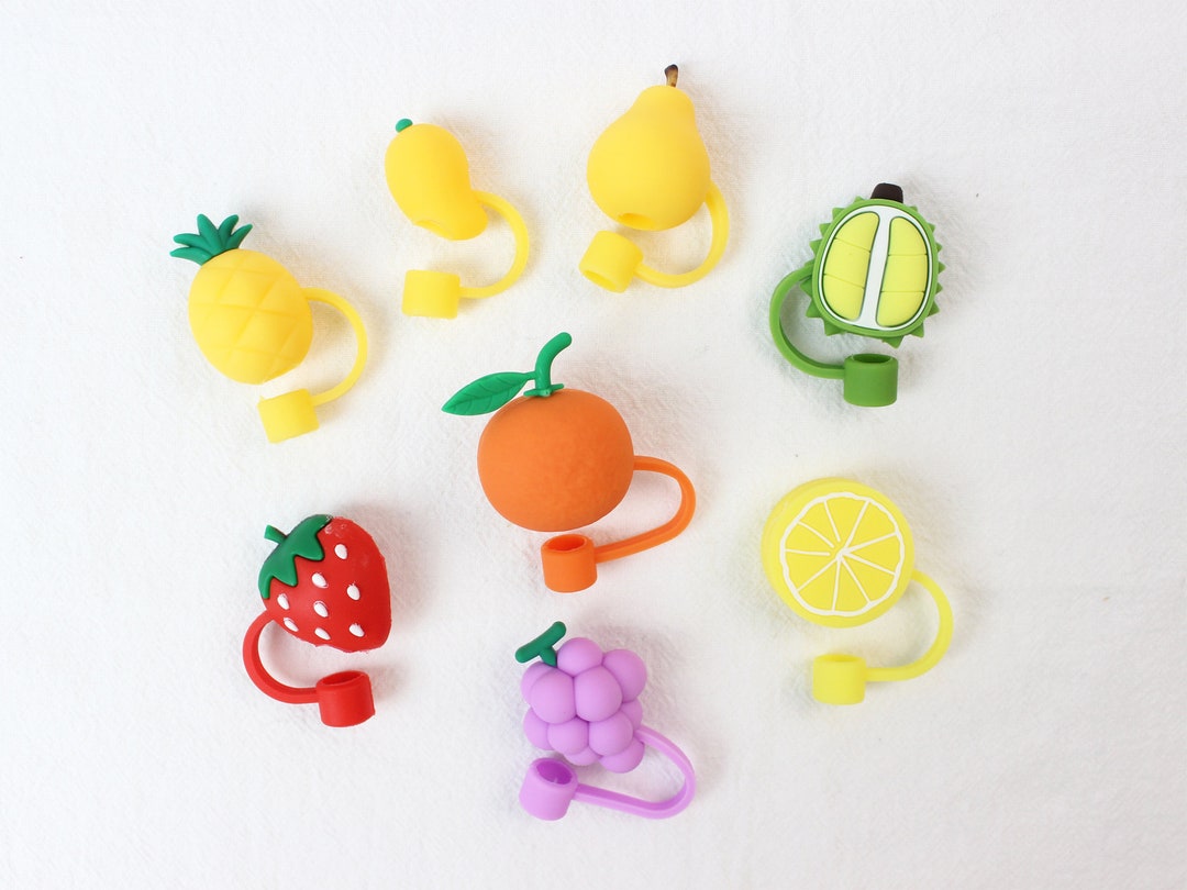 Straw Toppers - 8mm Straw Caps - Toy Beverage Straw Toppers - Etsy