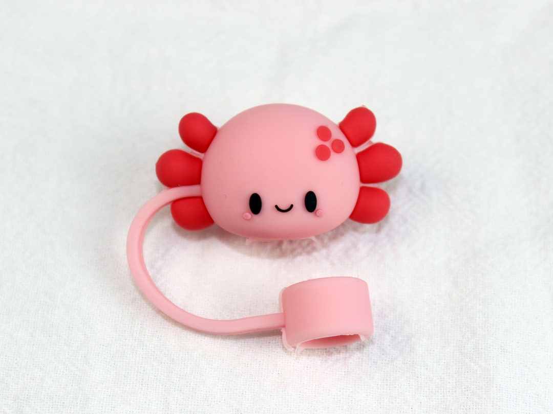 Pink Crab Straw Toppers - 10mm Straw Caps - Toy Beverage Straw Toppers ...