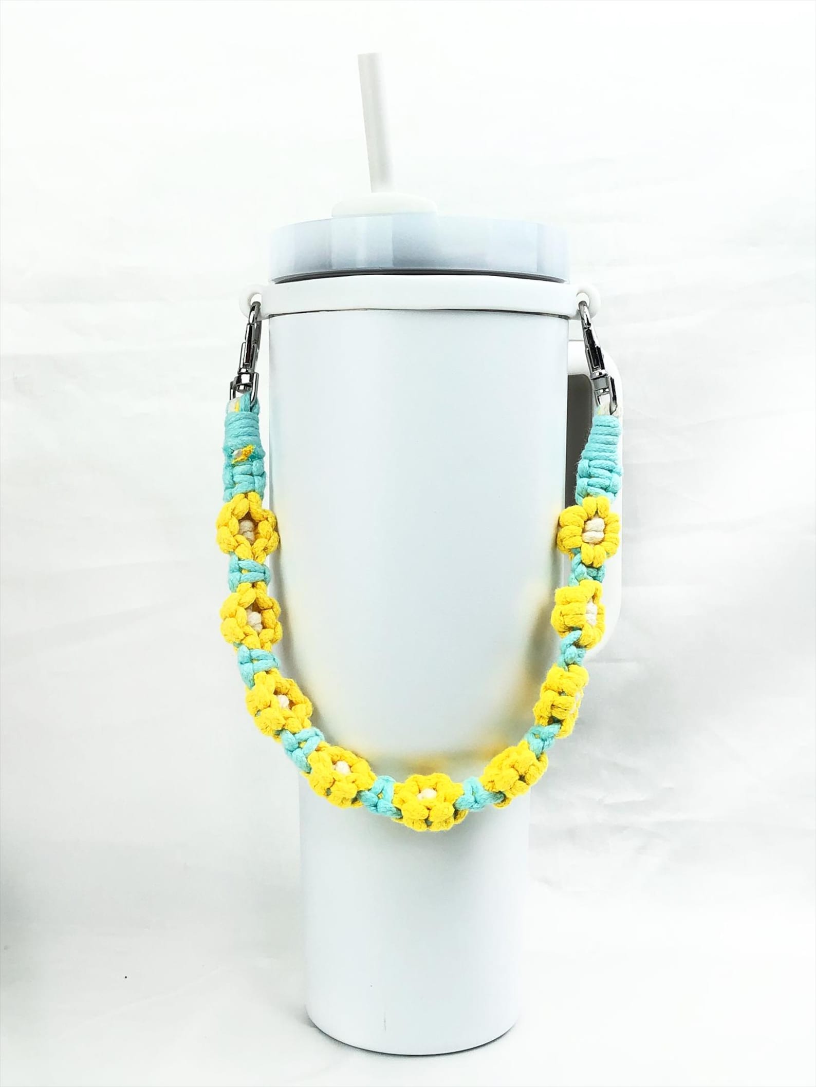 Colorful Stanley Cup Strap | Short Flower Tumbler Cup Strap | Long ...