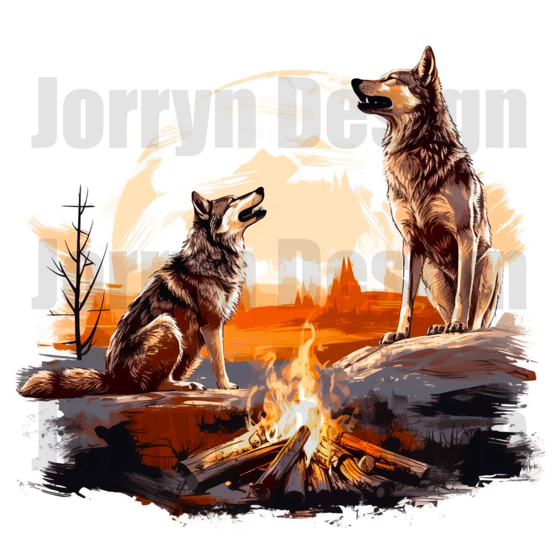 Fire Animals Clipart | 30+ High-resolution Designs (digital Download ...