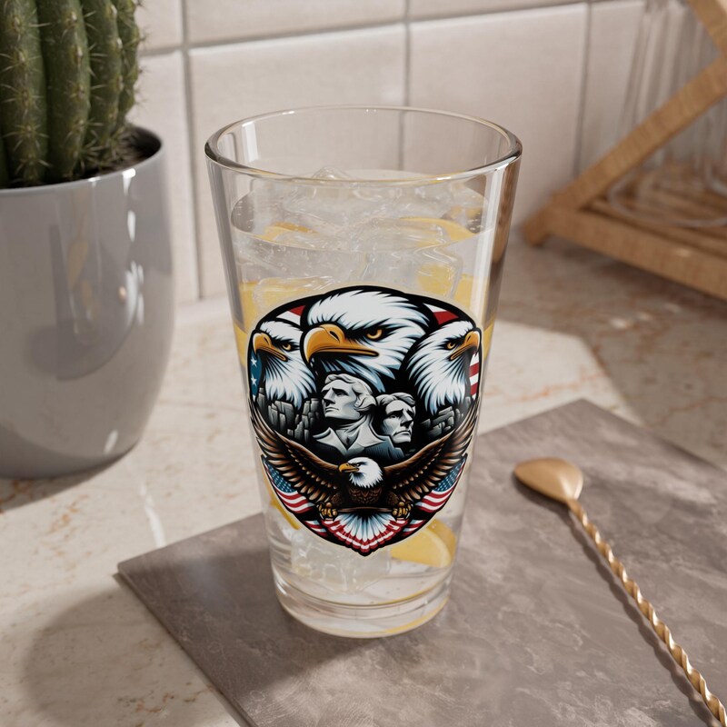 Patriotic Glassware - Etsy