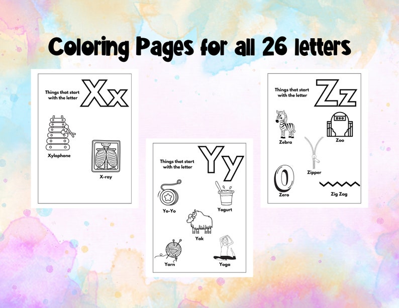 Alphabet Coloring Pages, Coloring Letters, Preschool Learning, Alphabet ...