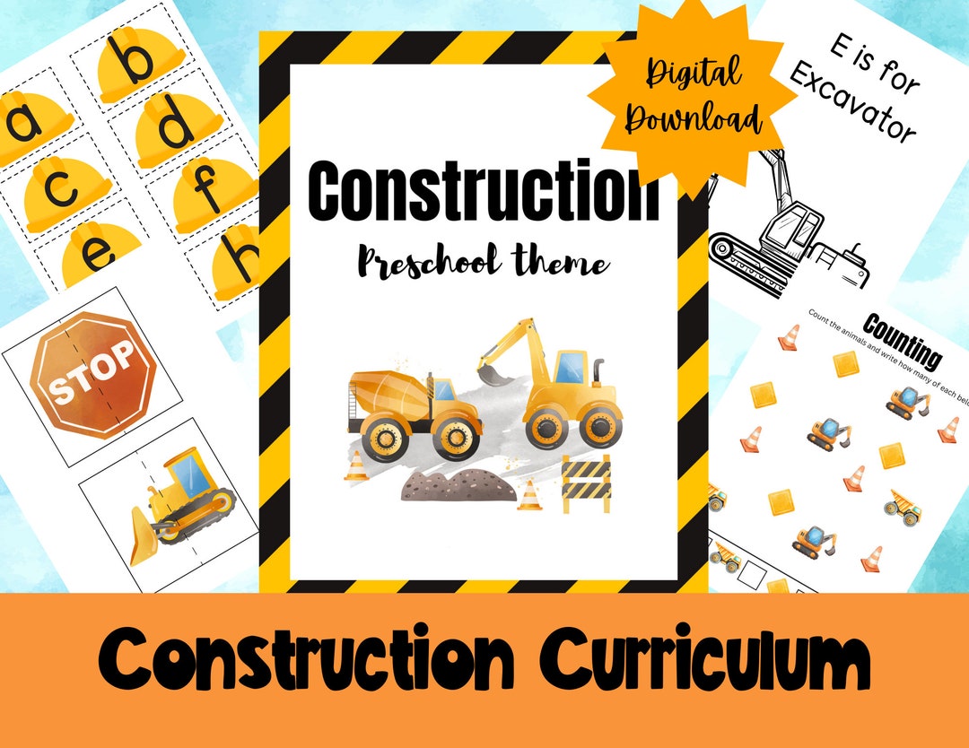 Construction Preschool Curriculum, Preschool Activities, Preschool ...