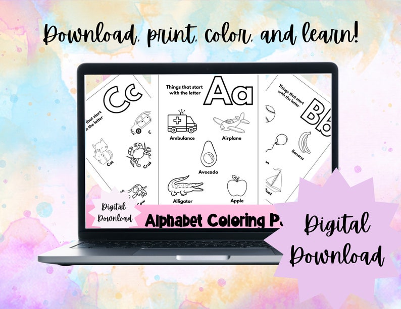 Alphabet Coloring Pages, Coloring Letters, Preschool Learning, Alphabet ...