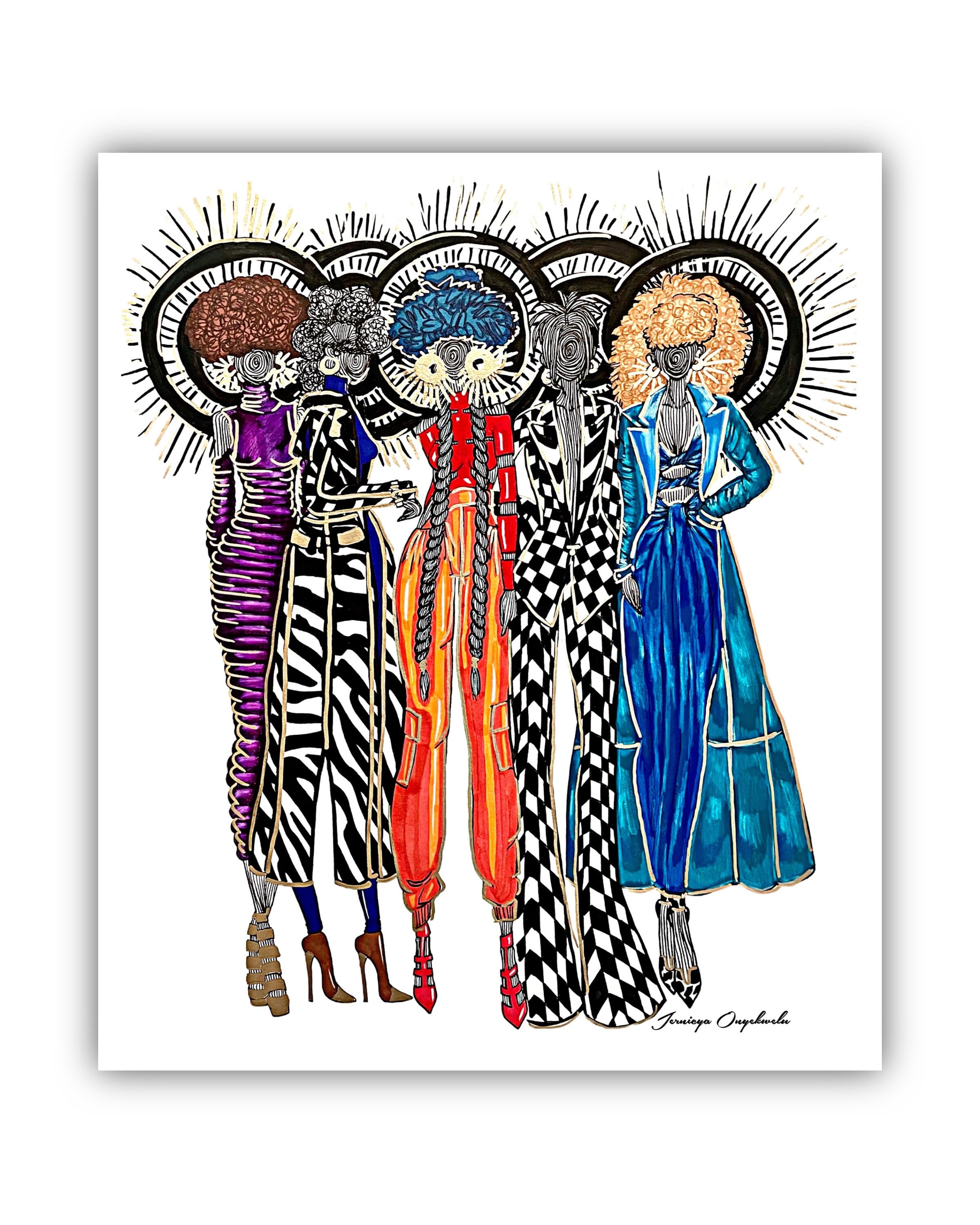 The Five Brown Women: on Target, on Point Collection #1 - Etsy
