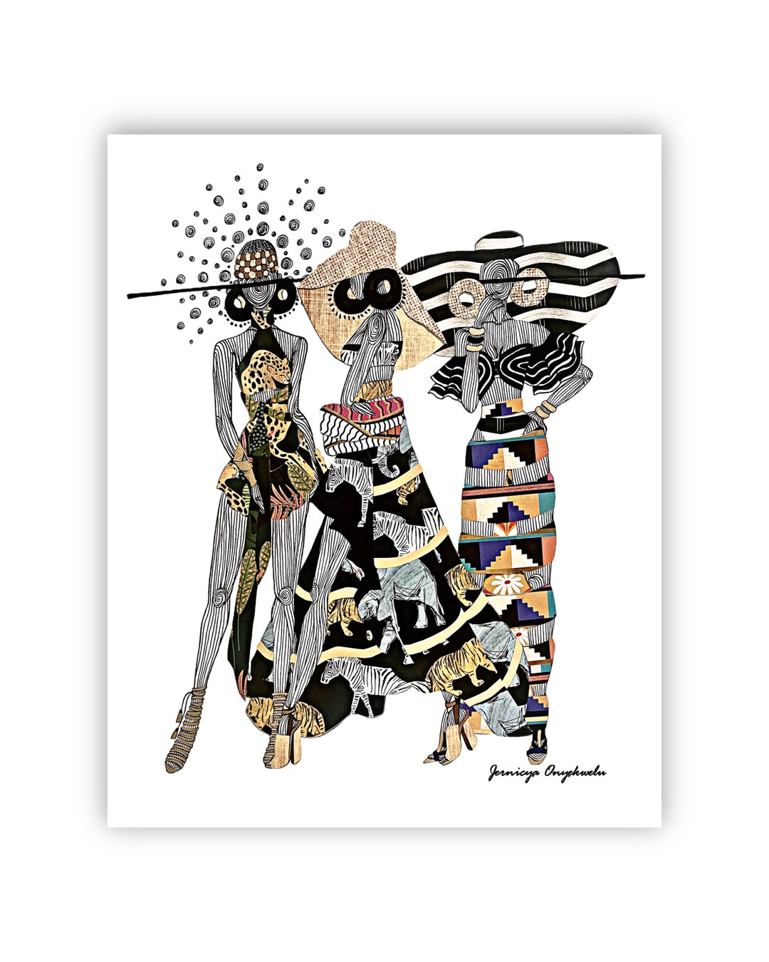 The Three Brown Women: June Fever - Etsy