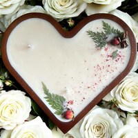 Stacked Hearts Candle - Etsy