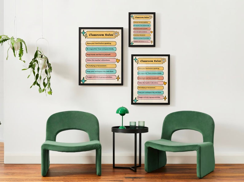 Printable Classroom Rules Poster /digital Download for Teachers and ...