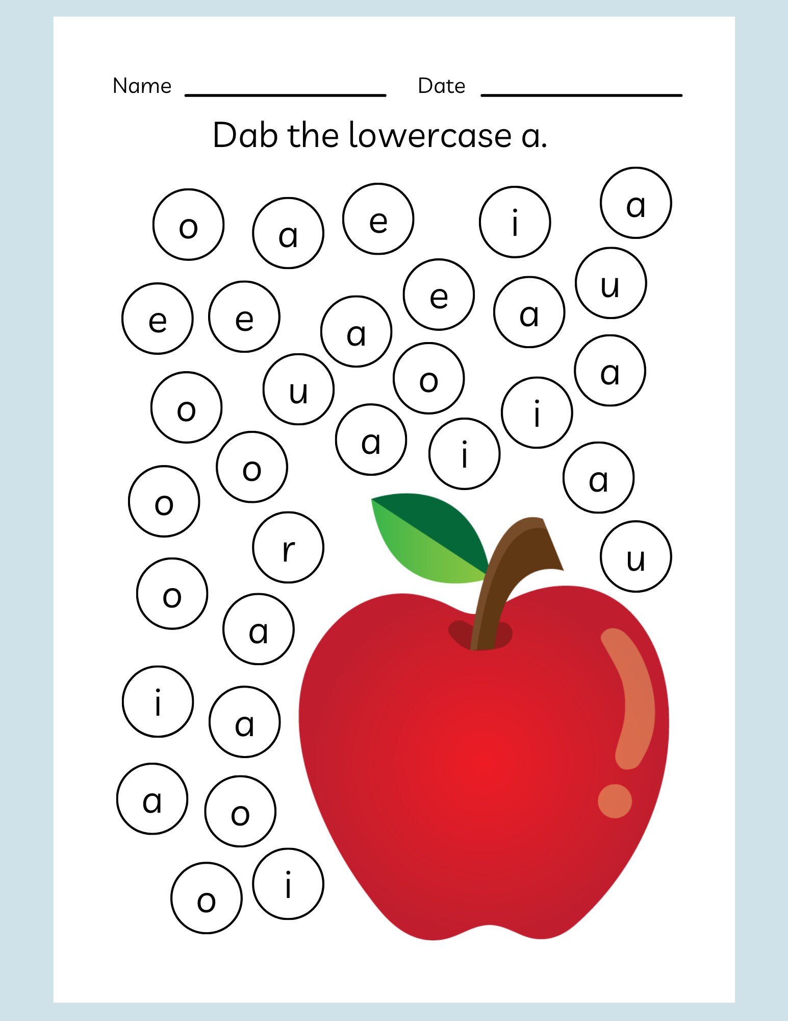 Alphabet Worksheet for Preschool Kids 108 Pages of Practice/ Pre-school ...