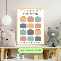 Alphabet A to Z Chart for Kids: Colorful Educational Poster Digital ...