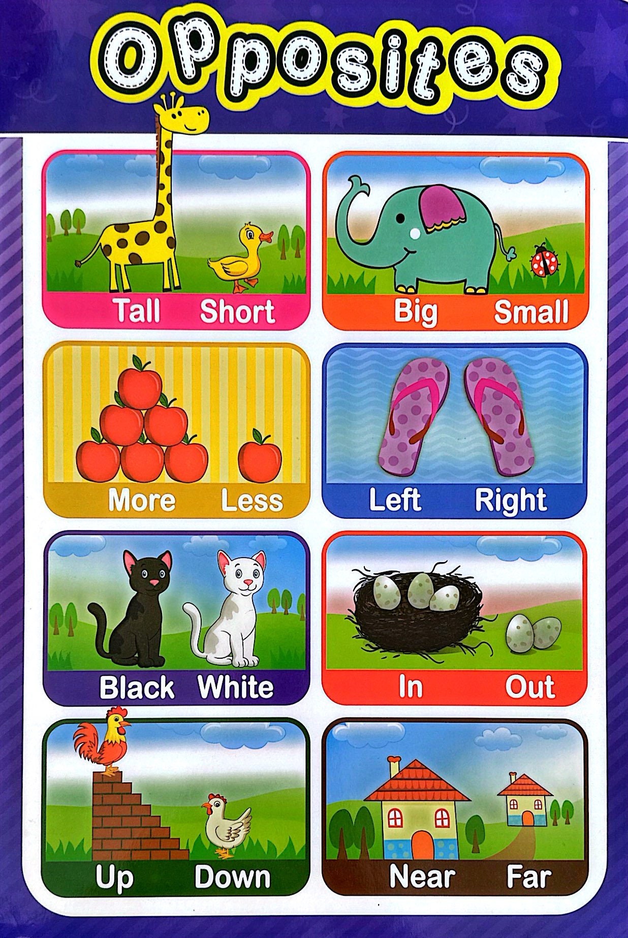 Printable Educational Posters for Kids - Set of 11 Posters in English ...