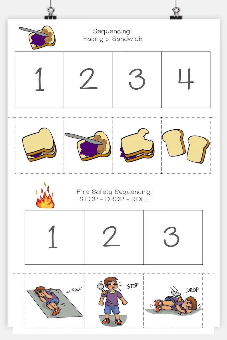 Daily Life Story Sequencing Activities for Kids - 15 Educational ...