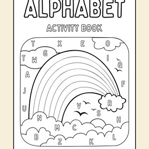 Alphabet Games Worksheet for Kids Digital / Alphabet Tracing Cards ...