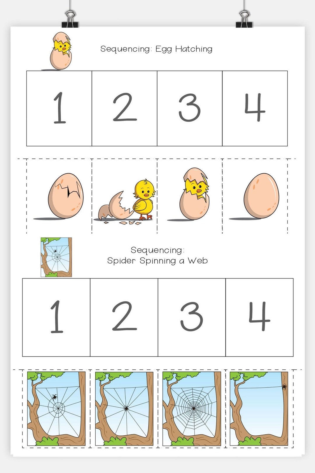 Daily Life Story Sequencing Activities for Kids - 15 Educational ...