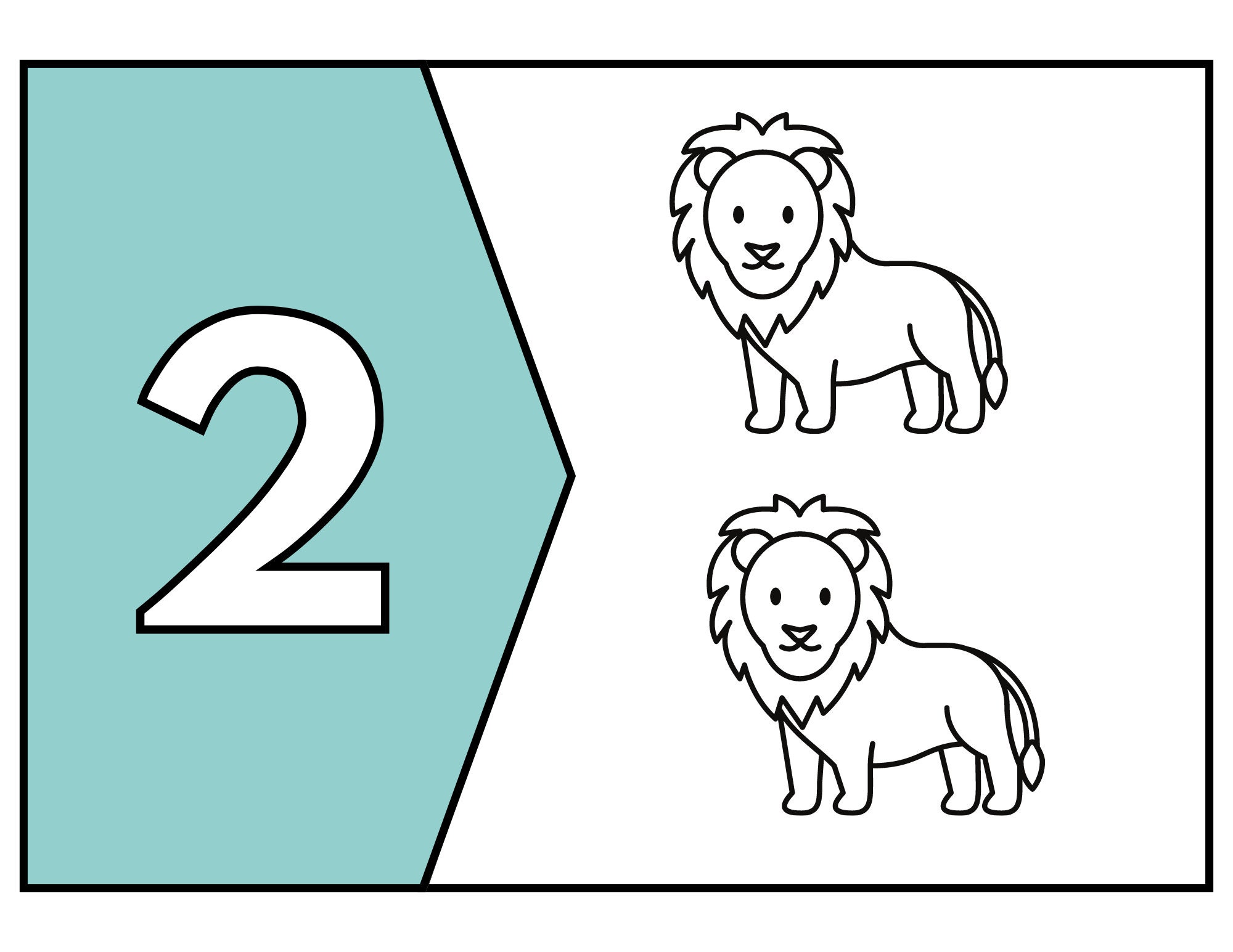 Numbers 1 to 10 Puzzle Math Worksheet Printable Counting and Number ...